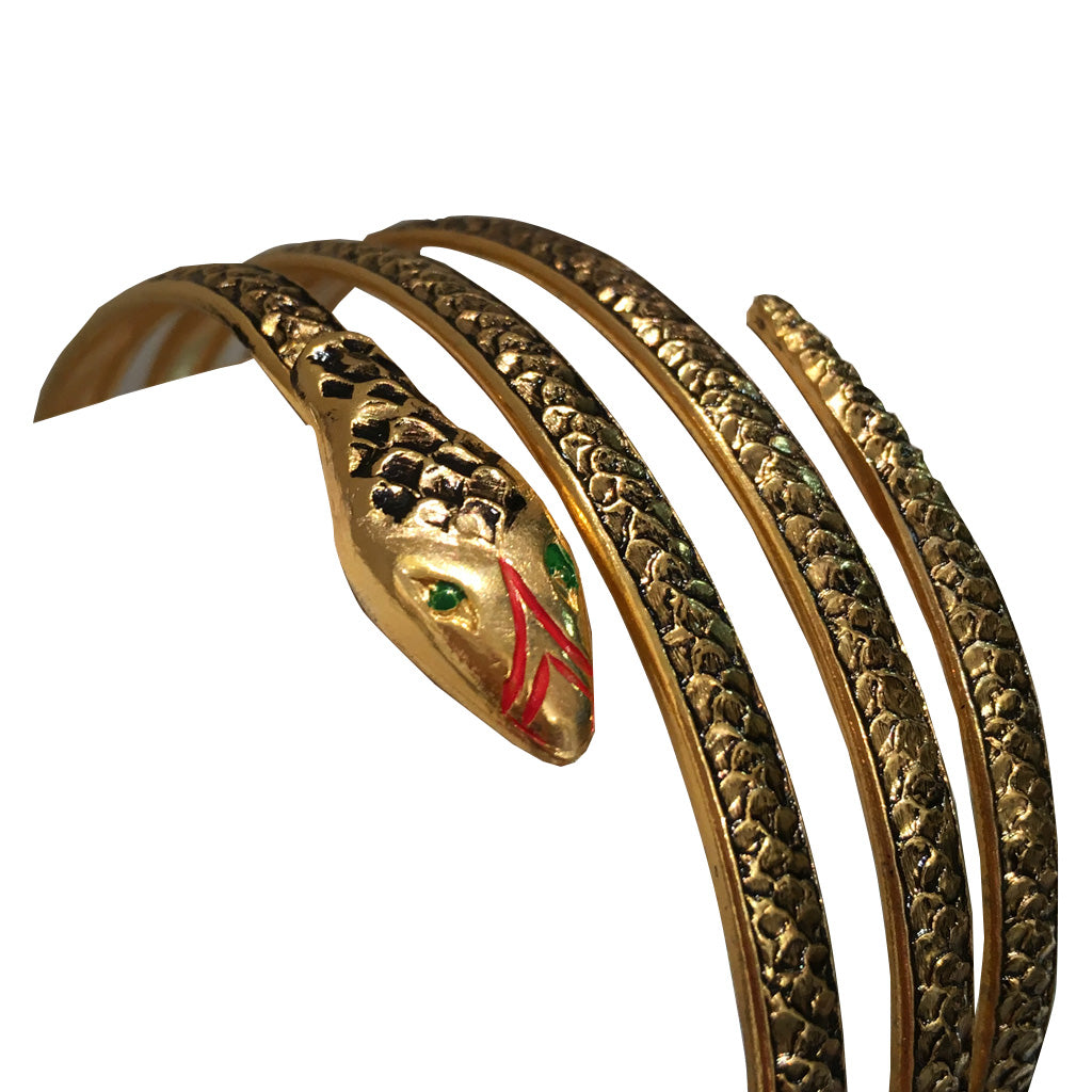 Vintage Coiled Snake Arm Band c.1970s